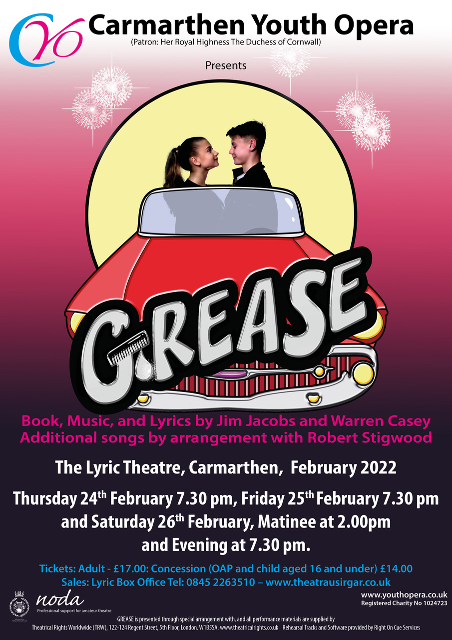 Grease (2022) – Carmarthen and District Youth Opera